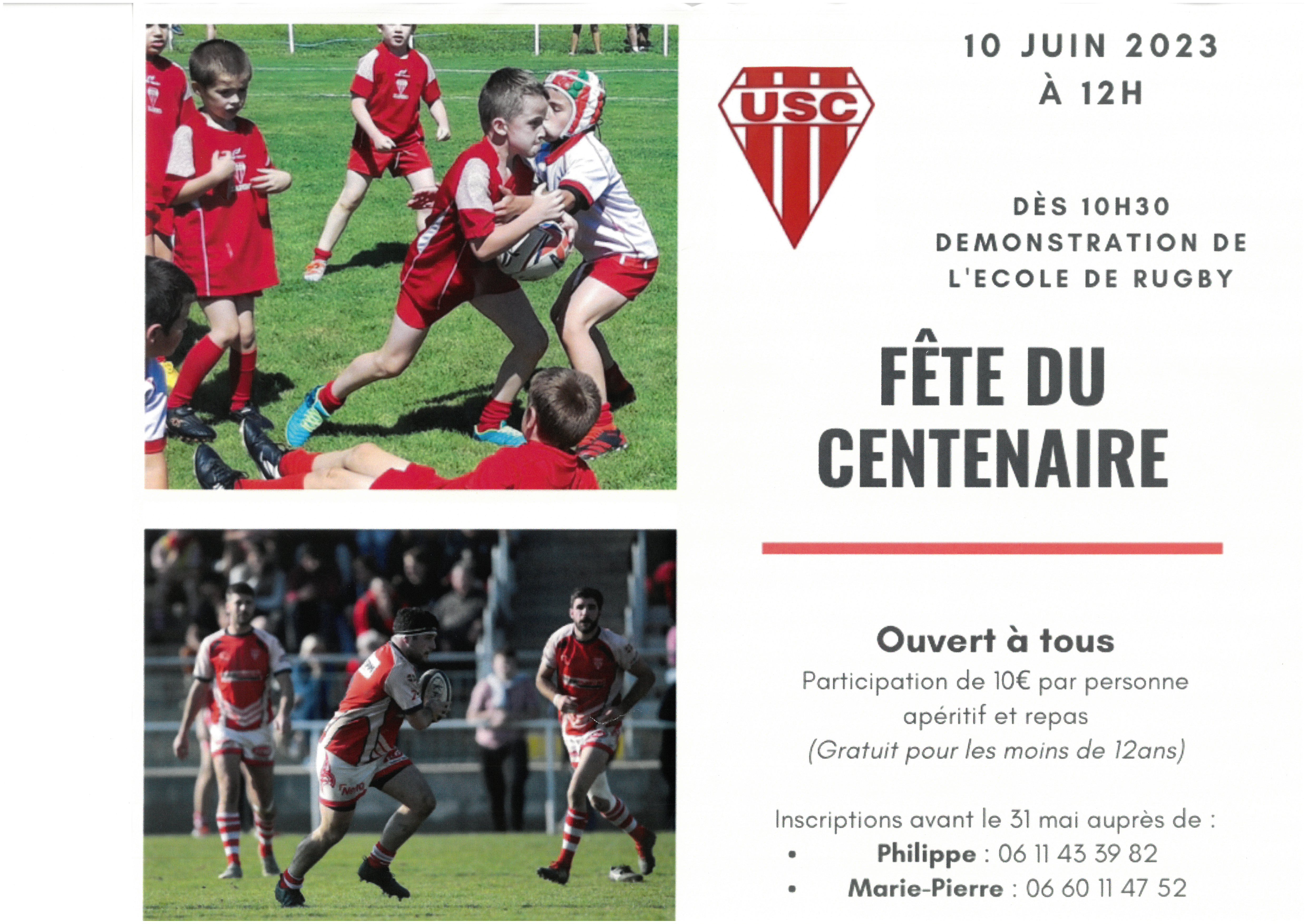 US Cambo – Fête du centenaire – Cambo-les-Bains
